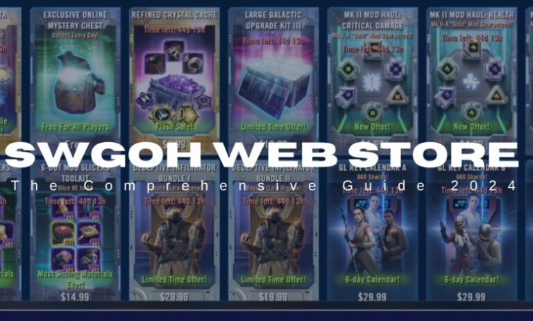 Maximieren Sie Ihr Spiel: Ein Leitfaden zum SWGOH Web Store